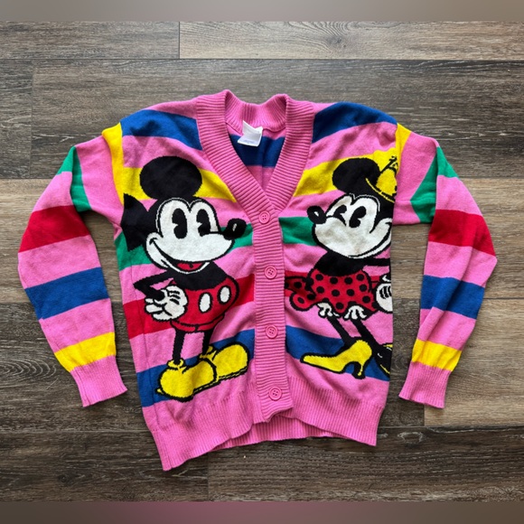 Disney | Shirts & Tops | Disney 0 Mickey And Minnie Mouse Cardigan Kids ...